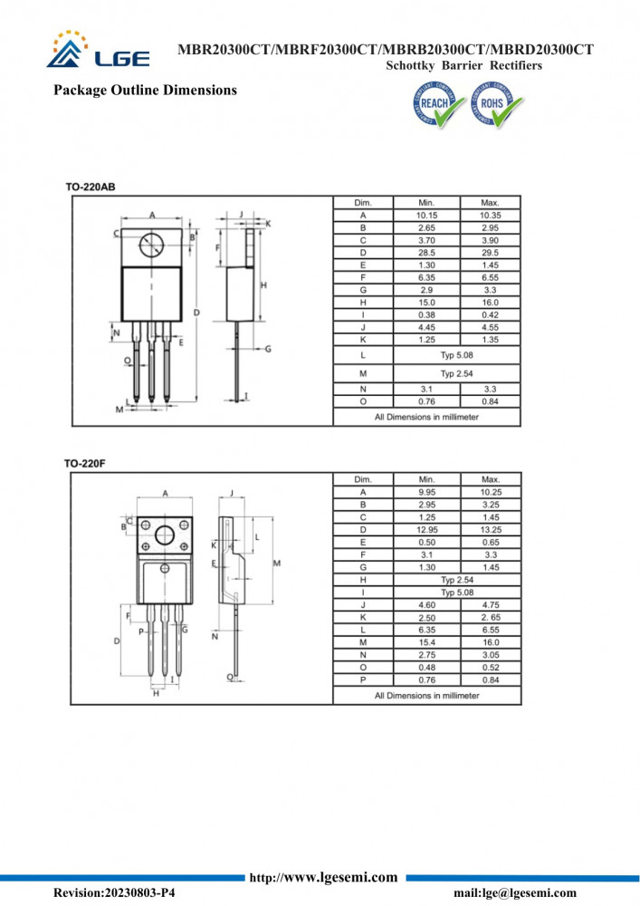 LGE MBRF20300CT datasheet page 4