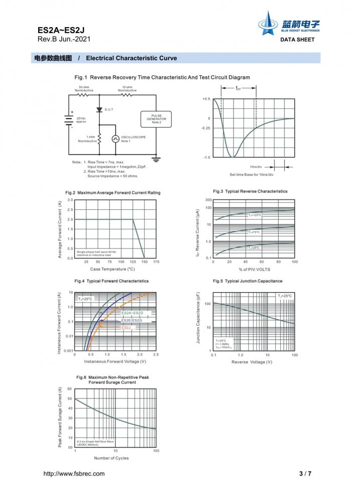 BLUE ROCKET ES2D datasheet page 3