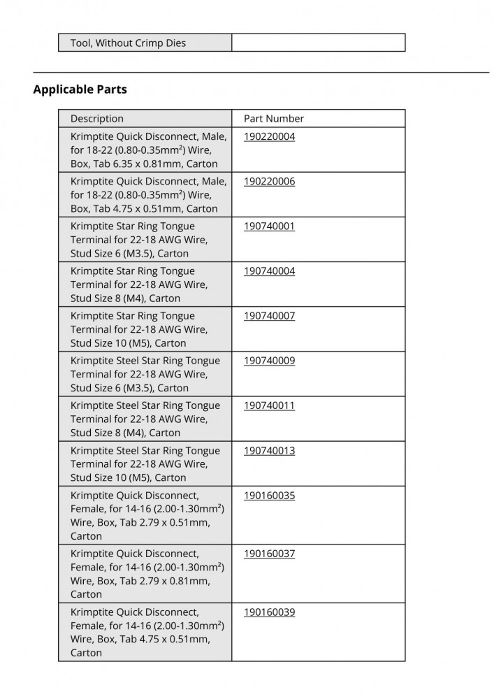 MOLEX 640071200 technical document page 3