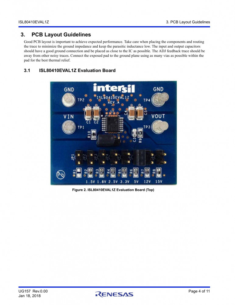 ISL80410EVAL1Z manual page 4