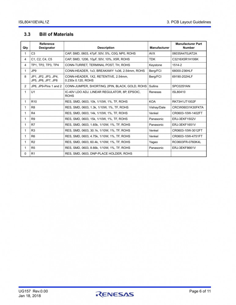 ISL80410EVAL1Z manual page 6