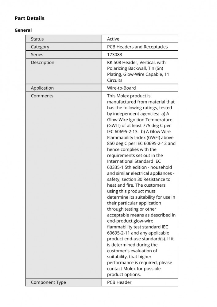 MOLEX 1730830011 document page 2