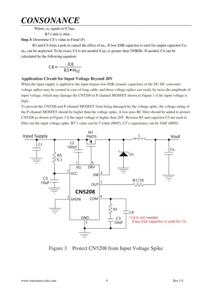 CN5208 datasheet page 9