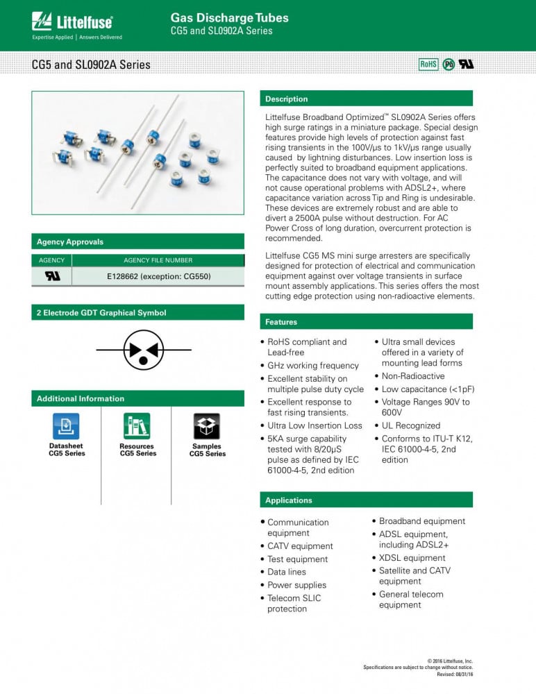 SL0902A090SM datasheet page 1