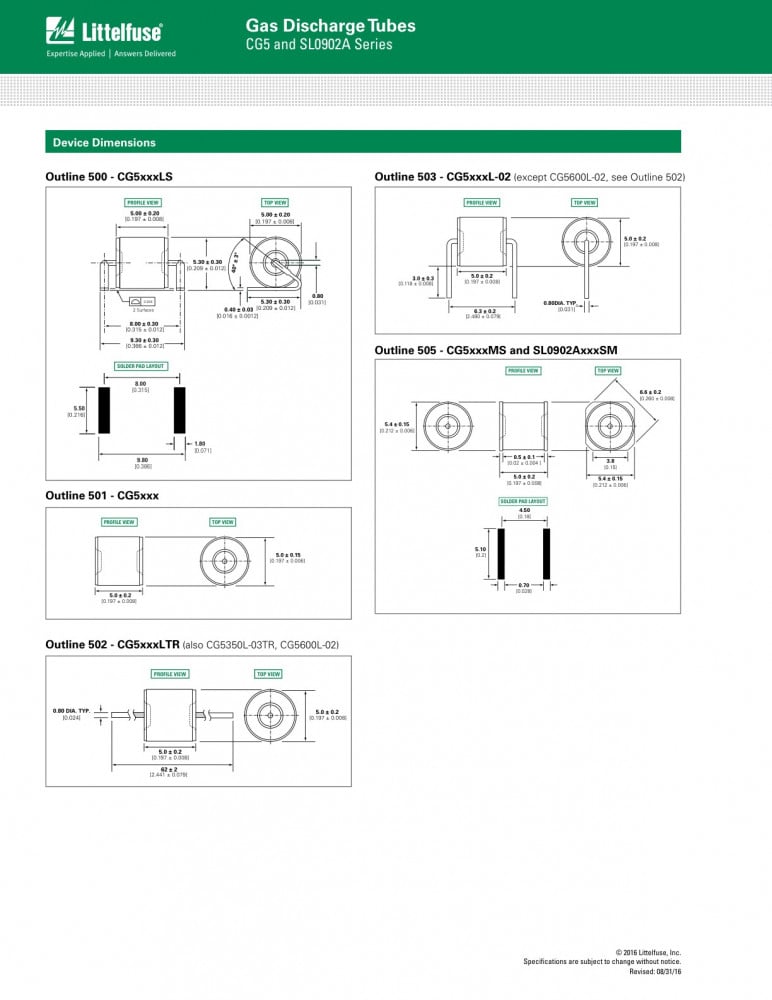 SL0902A090SM datasheet page 3