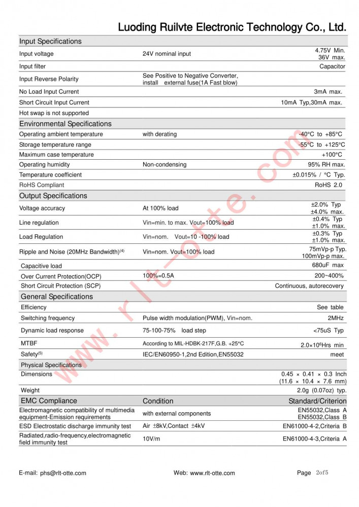 K78L12-500R3 technical document page 2