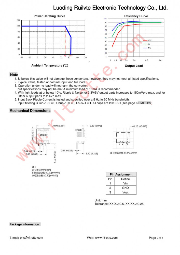 K78L12-500R3 technical document page 3
