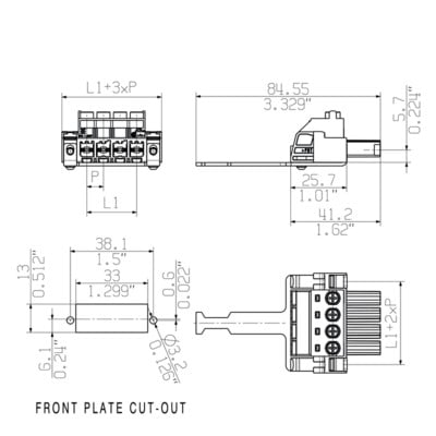 WEIDMULLER 1933400000 Header Plug Socket Chip for sale