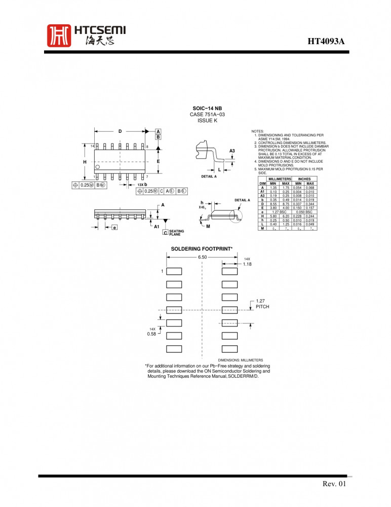 HT4093ARZ datasheet page 6