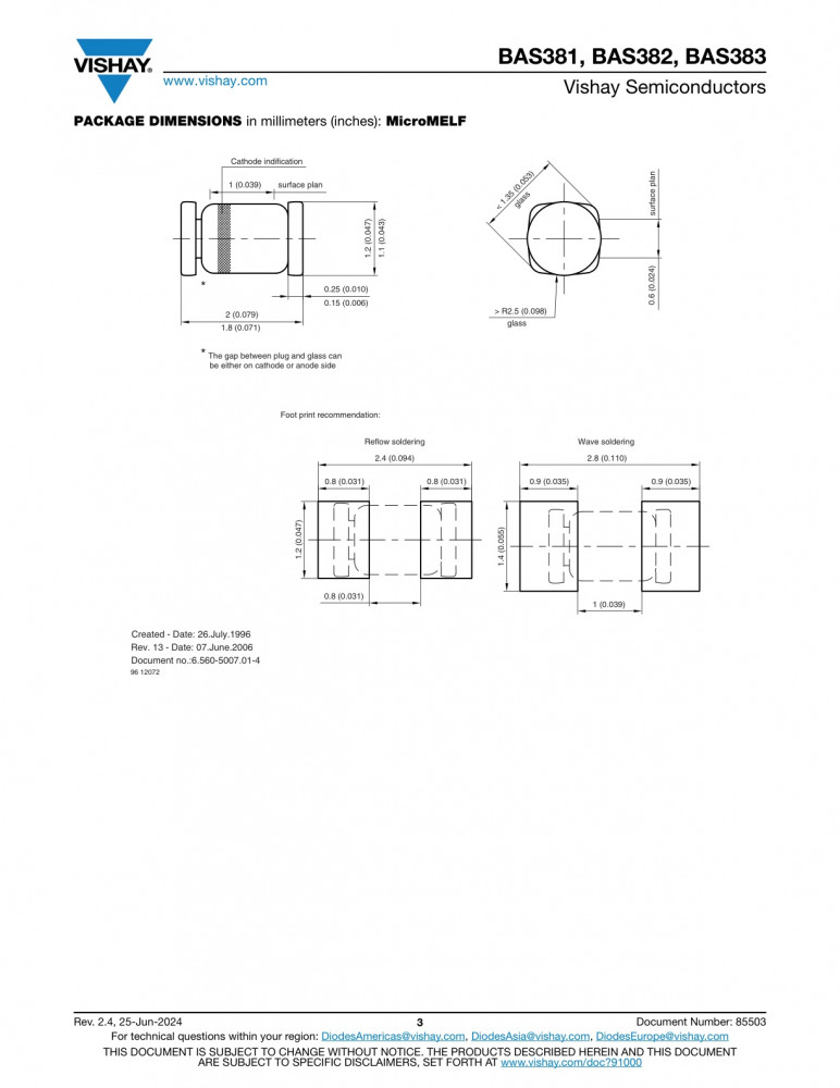 BAS38 datasheet page 3