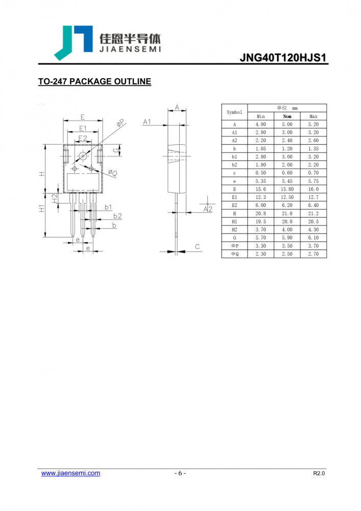 JNG40T120HJS1 datasheet page 6