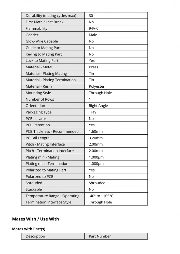 MOLEX 559350230 technical drawing page 3