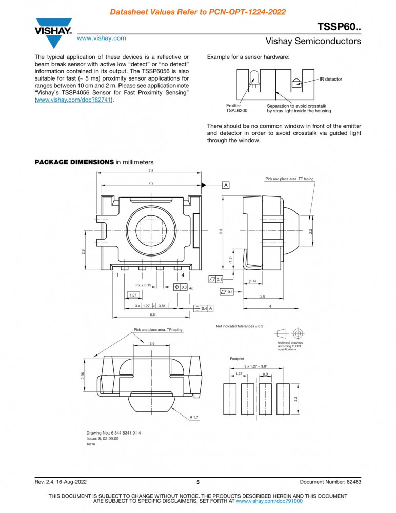 TSSP6056TT datasheet page 5