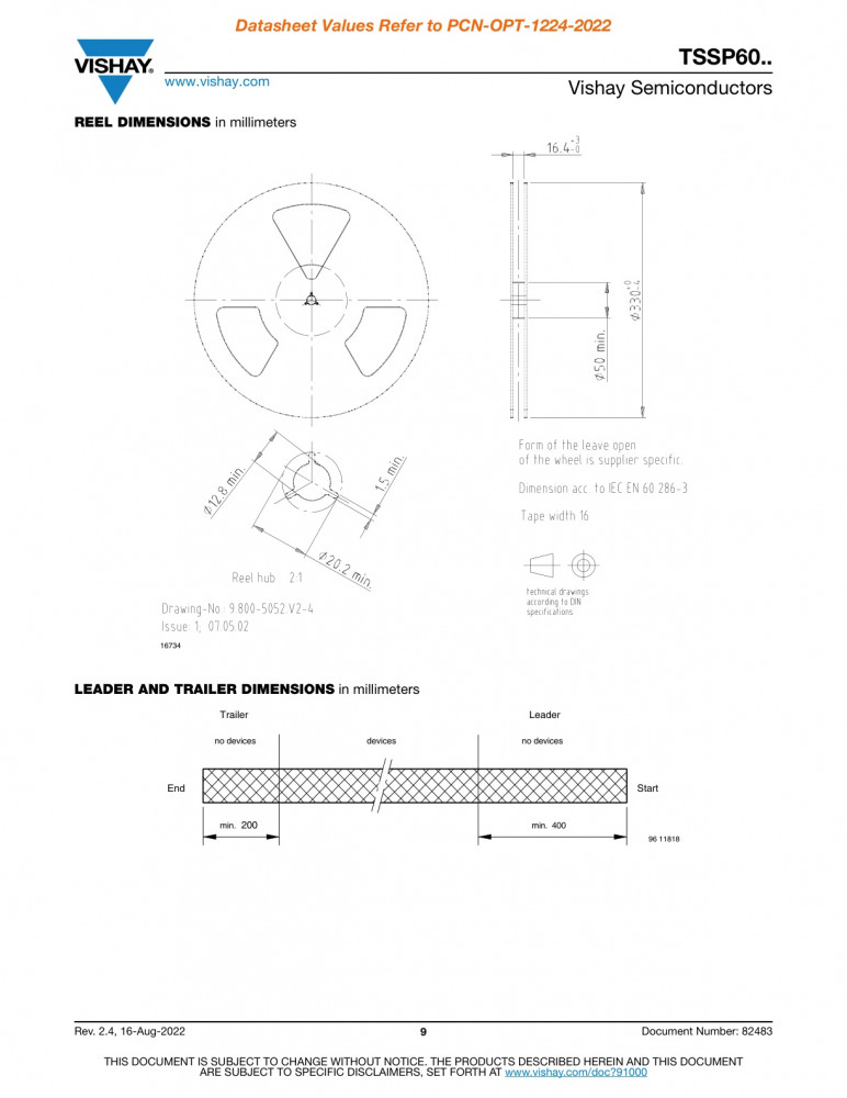 TSSP6056TT datasheet page 9