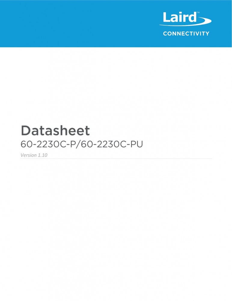 ST60-2230C-PU datasheet page 1
