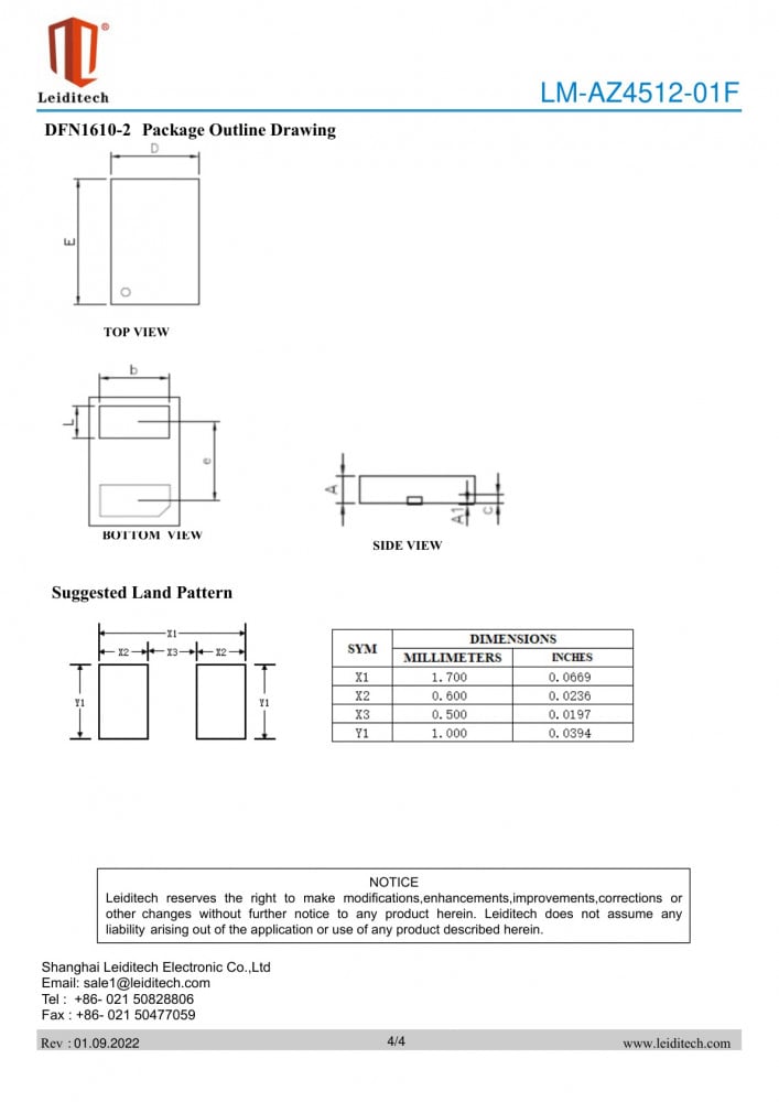 LM-AZ4512-01F datasheet page 4