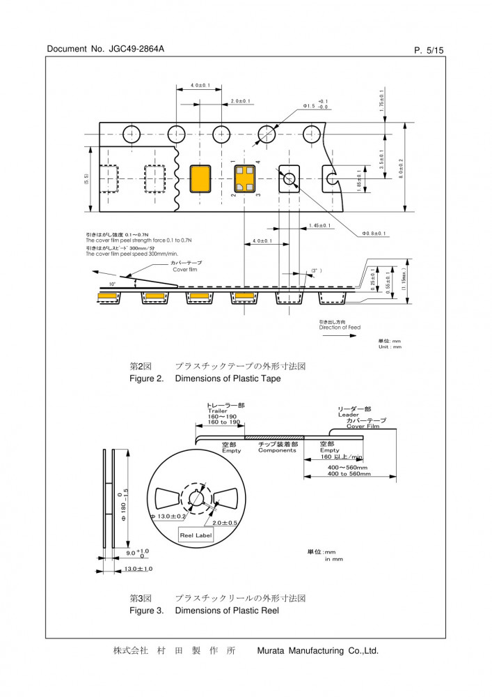 Murata crystal unit specification page 5
