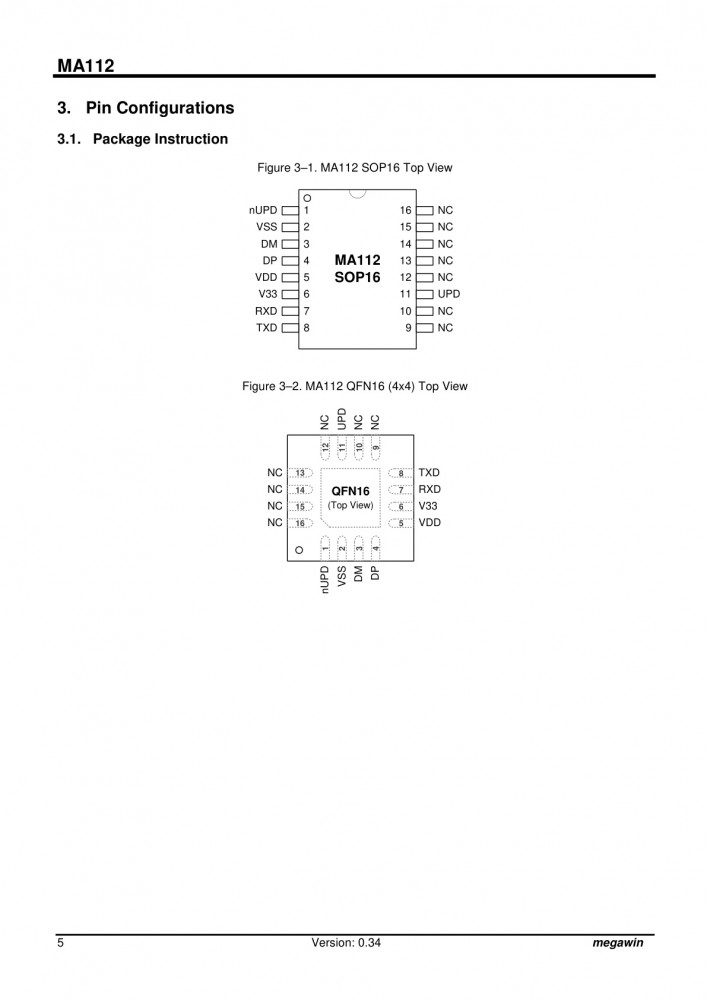 MA112 datasheet preview, page 6