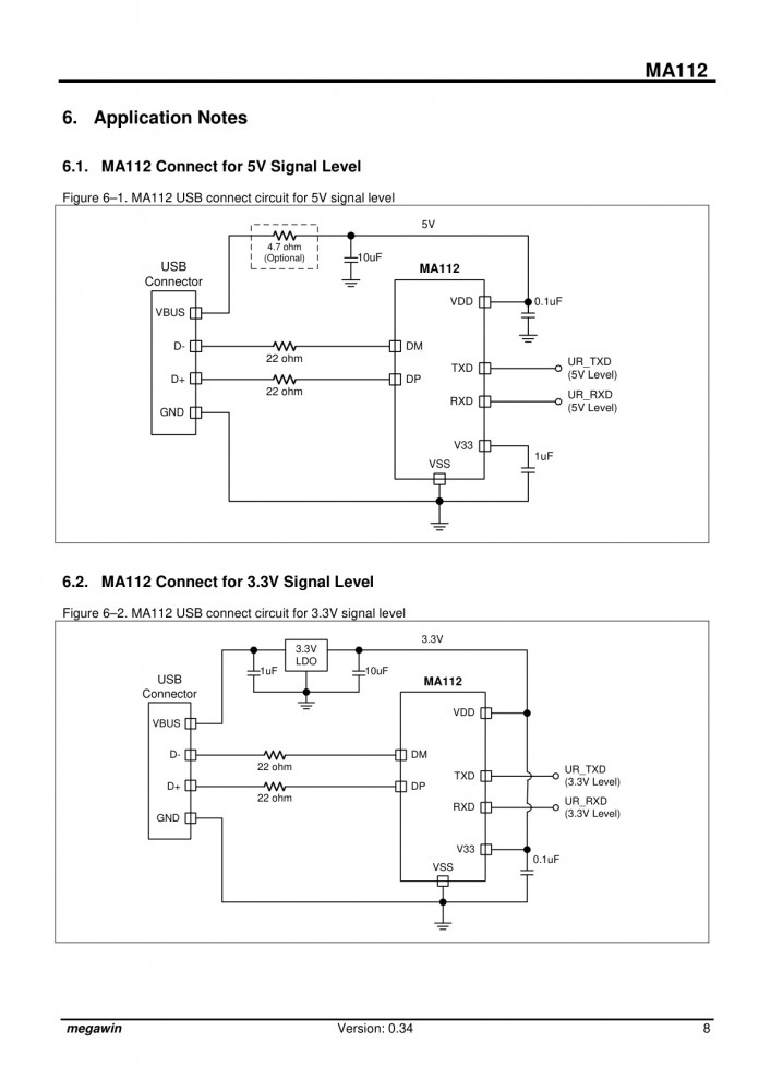MA112 datasheet preview, page 9