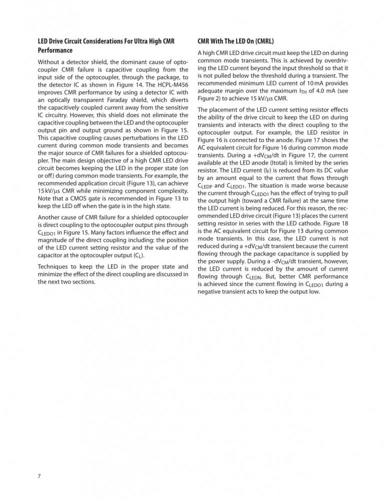HCPL-M456 datasheet page 7