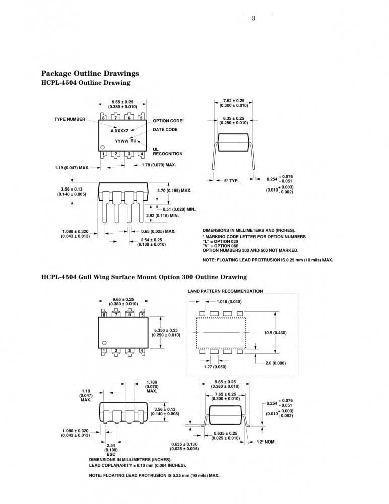 HCPL-4504 datasheet page 4