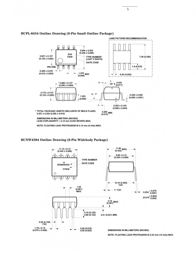 HCPL-4504 datasheet page 6