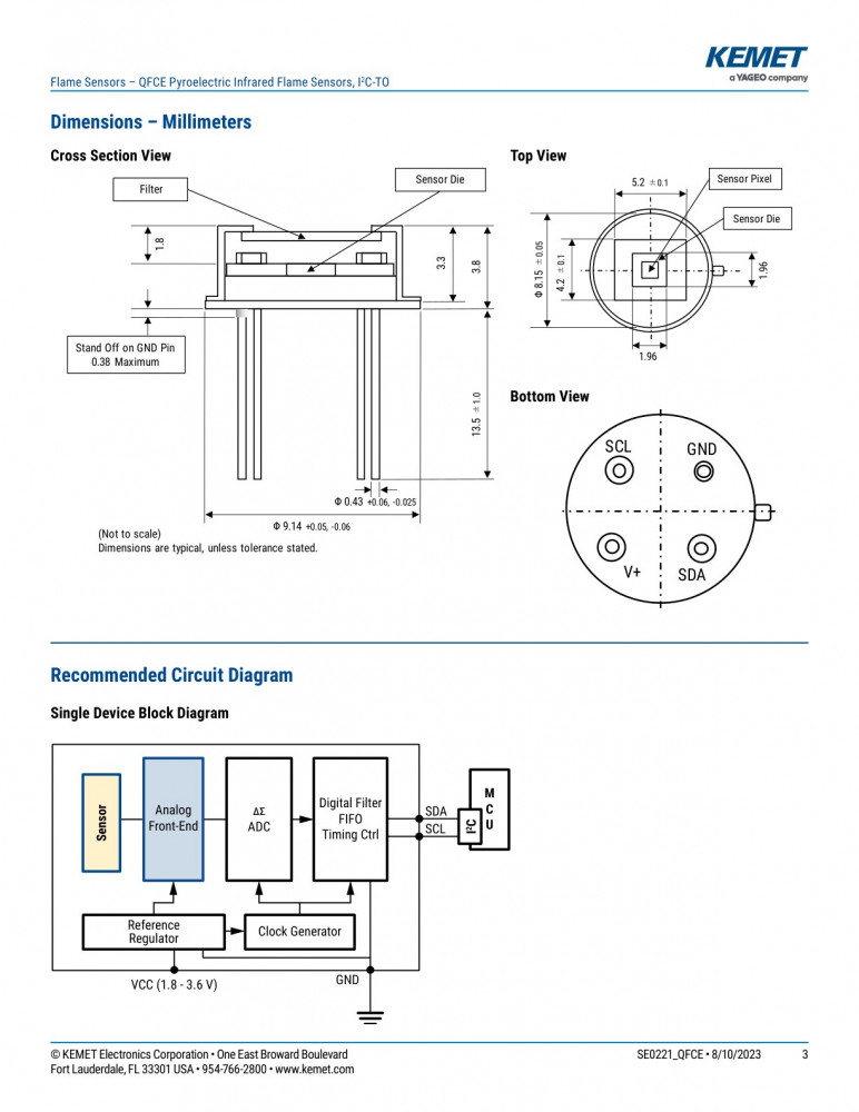 USEQFCEA500100 datasheet page 3
