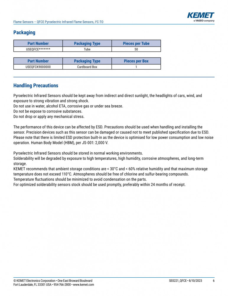 USEQFCEA500100 datasheet page 6