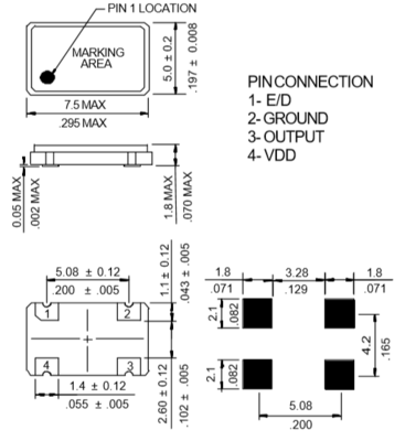 Raltron CO4610-66.208-EXT-TR
