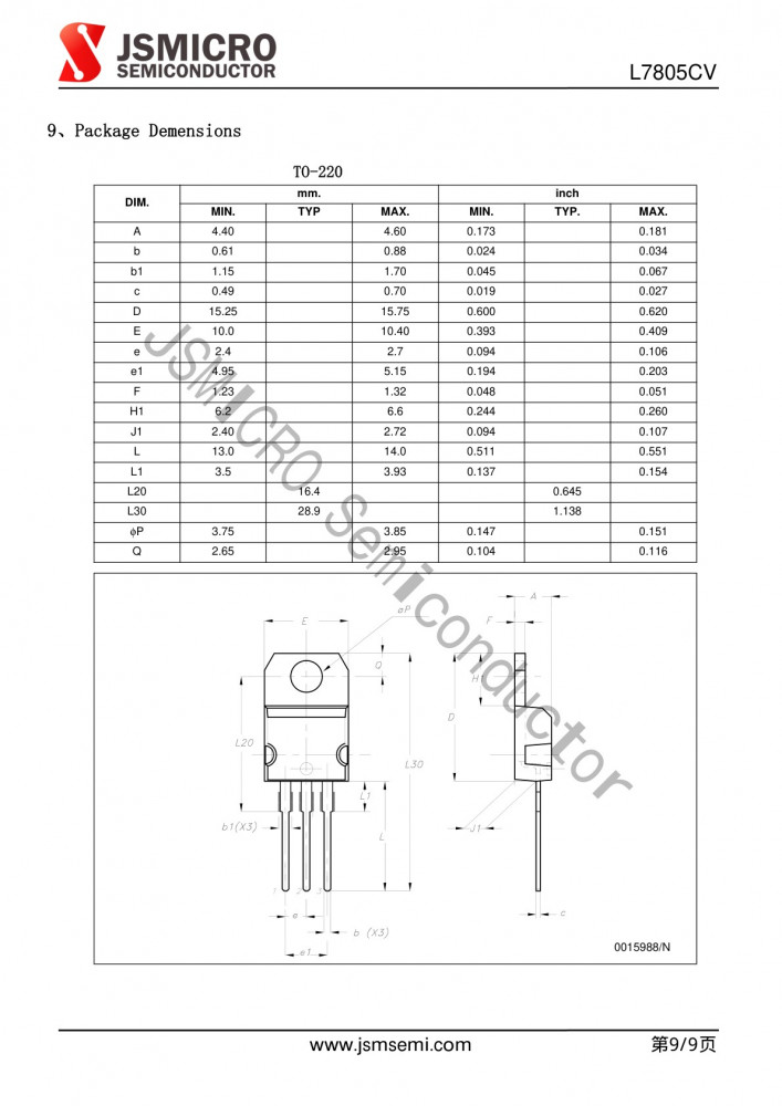L7805CV datasheet page 9