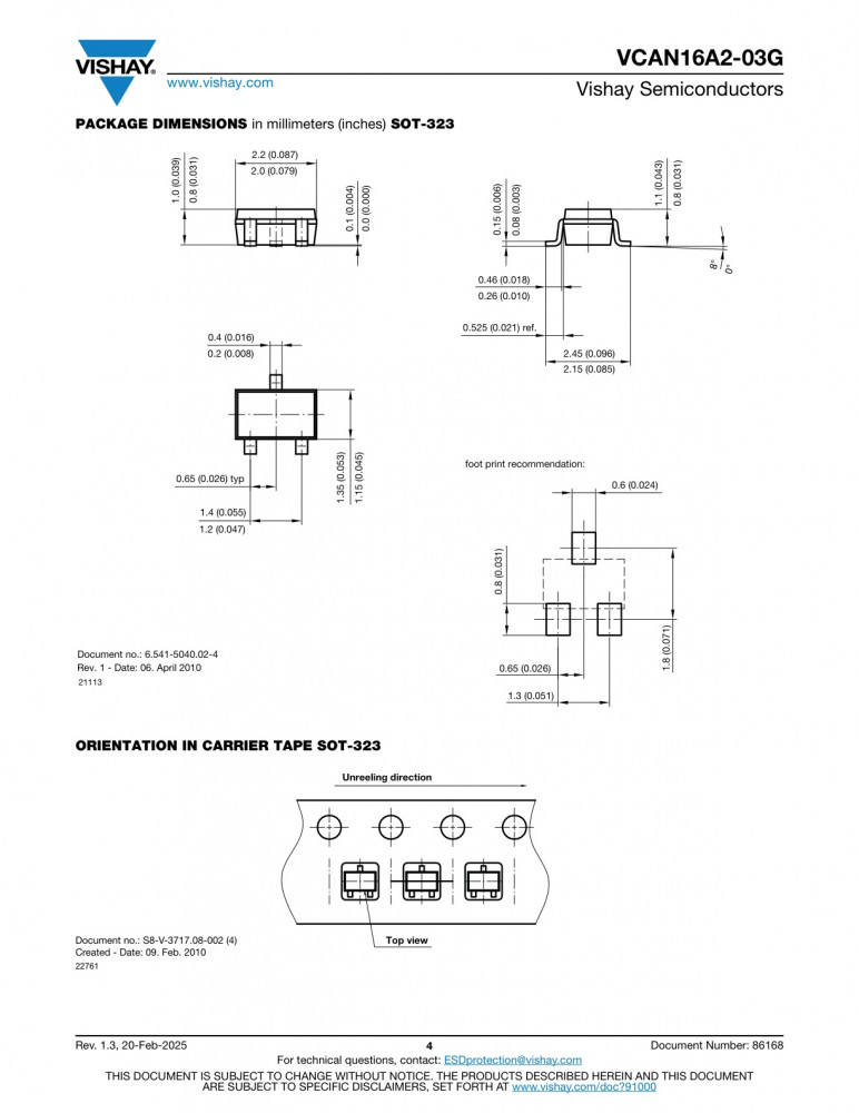 VCAN16A2-03G datasheet page 4