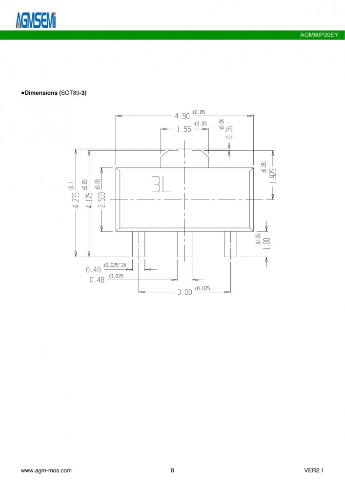 AGM60P20EY datasheet page 8