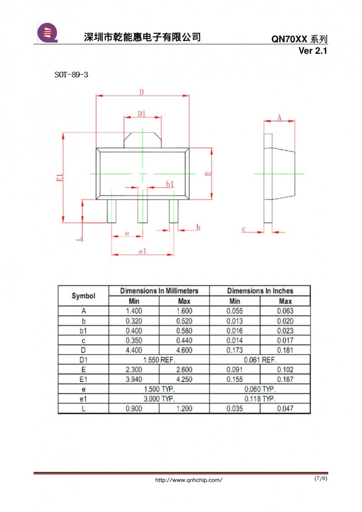 QN70XX datasheet page 7