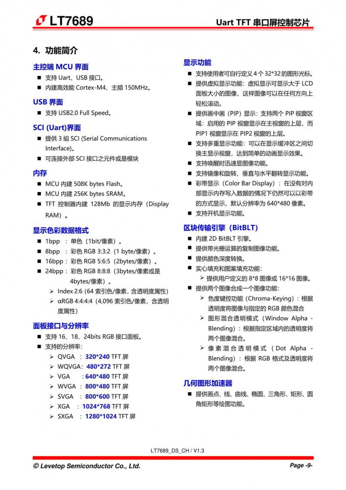 LT7689 datasheet page 9