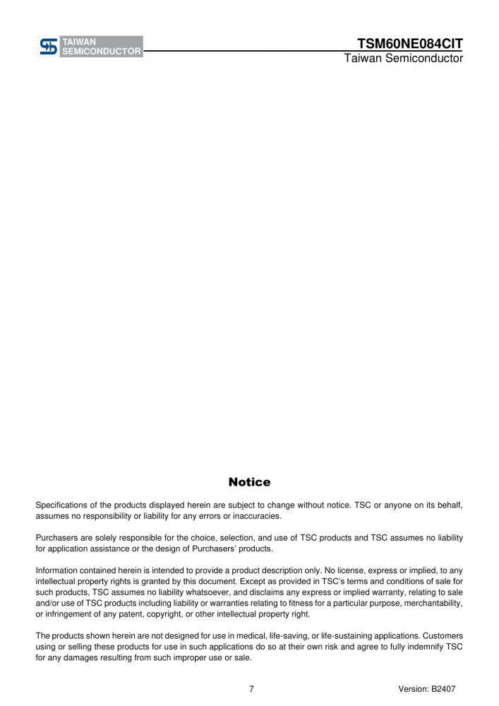 TSM60NE084CIT datasheet page 7
