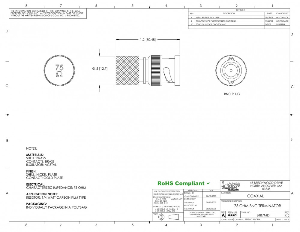 BTB7MD technical document page