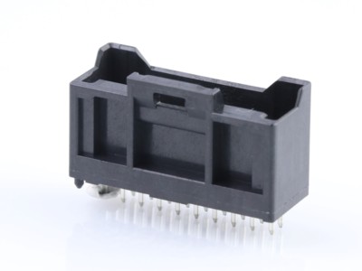 2.00mm Pitch, iGrid PCB Header, Dual Row, Vertical, Through Hole, Matte Tin (Sn) Plating, Positive Lock, 34 Circuits, Tray, 3.20mm PC Tail Length, Black, with PCB Locator for sale