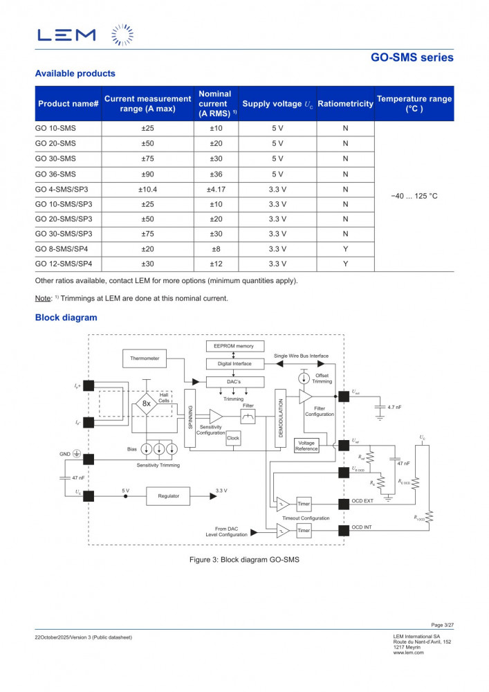 LEM GO-SMS document preview, page 3
