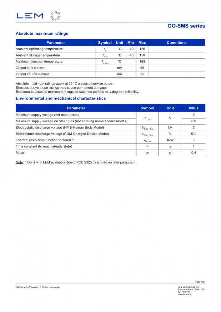 LEM GO-SMS document preview, page 4