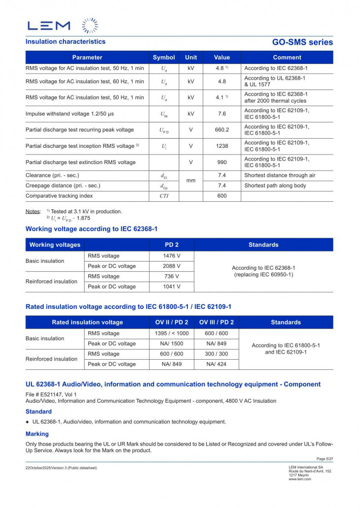 LEM GO-SMS document preview, page 5