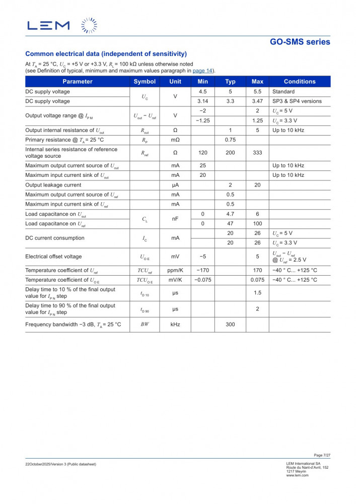 LEM GO-SMS document preview, page 7