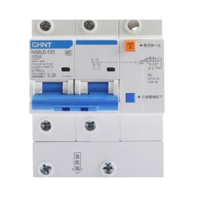 CHINT NXBLE-125 2P C100A Miniature Residual Current Circuit Breaker for sale