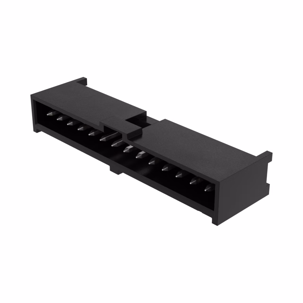 C-Grid III PCB Header, 2.54mm Pitch, Through Hole, Single Row, Right-Angle, Shrouded, 14 Circuits, Tin (Sn) Plating for sale