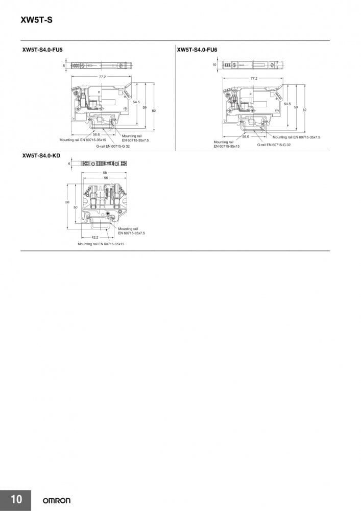 OMRON XW5 series document page 10