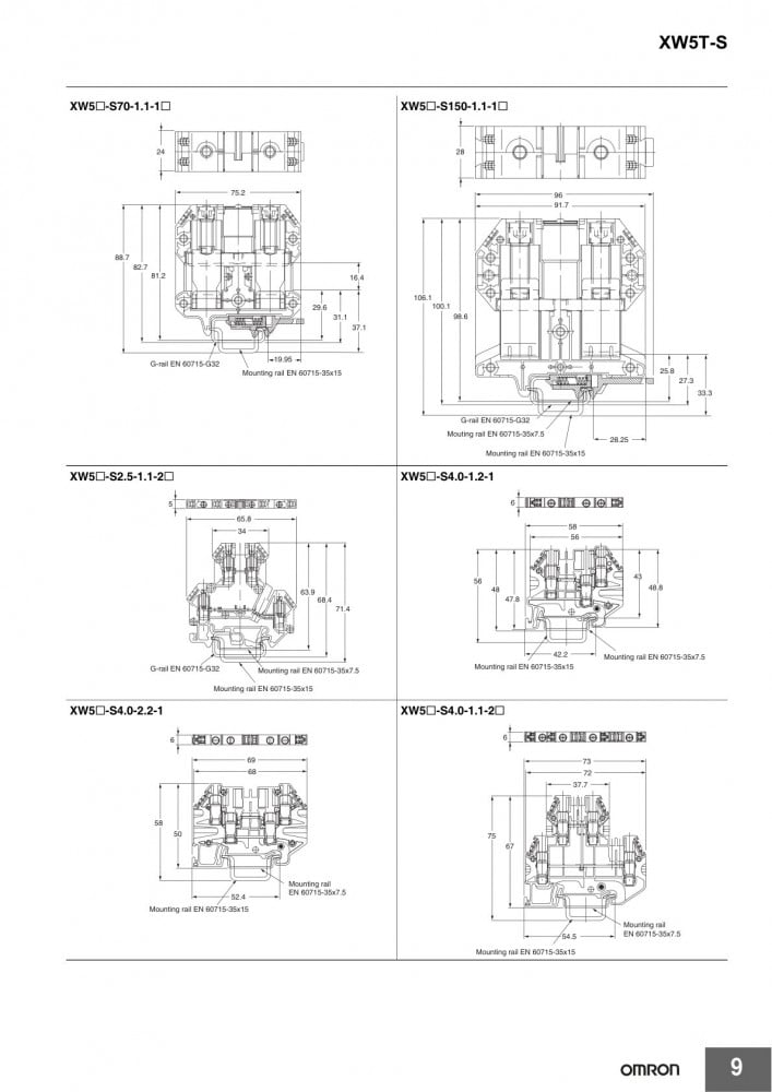 OMRON XW5 series document page 9