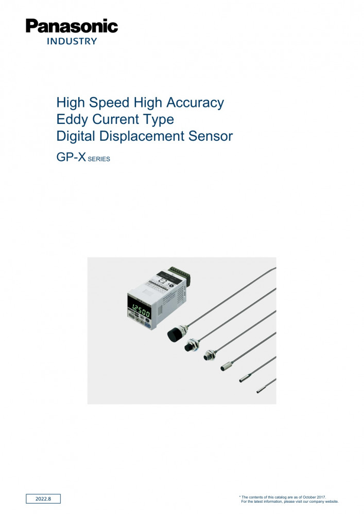 GP-X series datasheet page 1