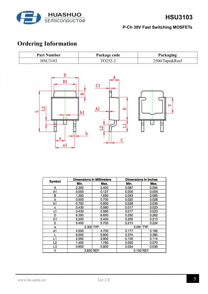 HSU3103 technical document page 5