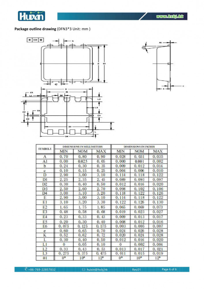 H50P3FA datasheet page 6