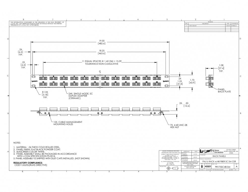 PR175SC48-SM product document page