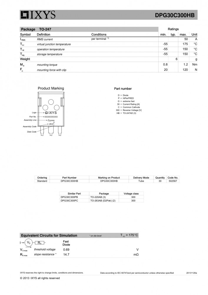 DPG30C300HB datasheet page 3